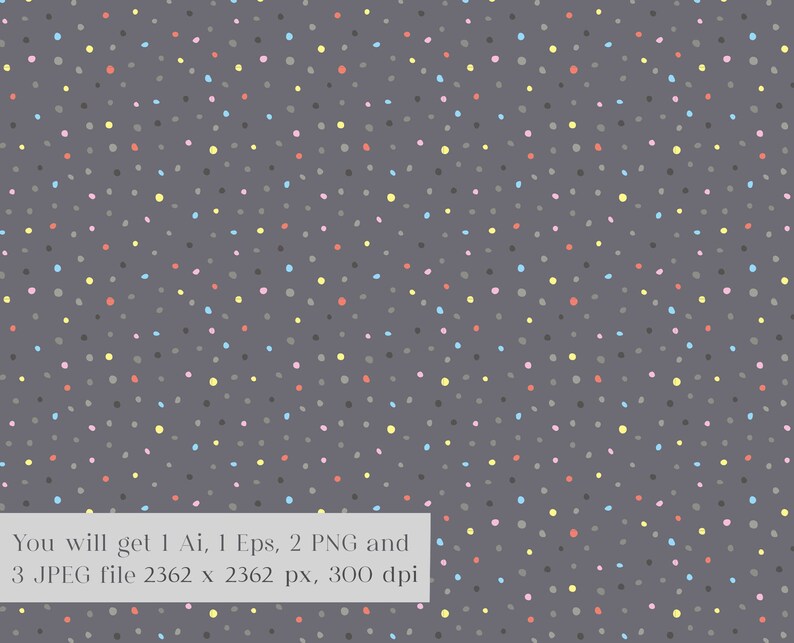 Confetti Digital Paper. Sprinkles Seamless Pattern. Party Digital ...