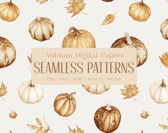 20 Seamless Pattern Bundle Wild Flower Farm Animal (Instant Download ...