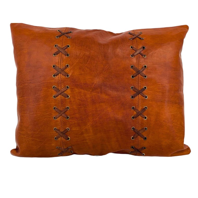 Leather Pillows - Etsy