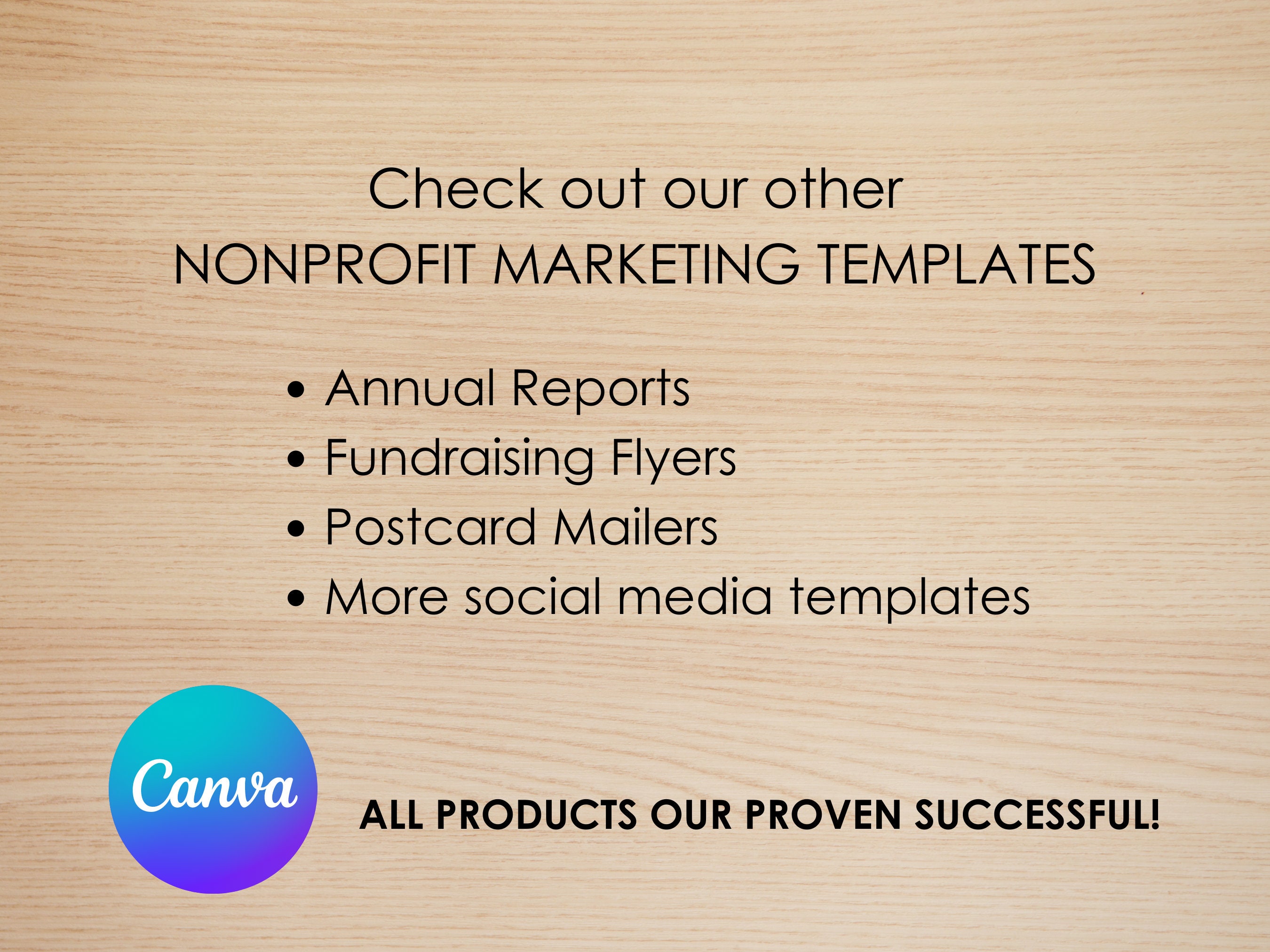 Nonprofit Flyer TEMPLATE One-page Canva Design for - Etsy