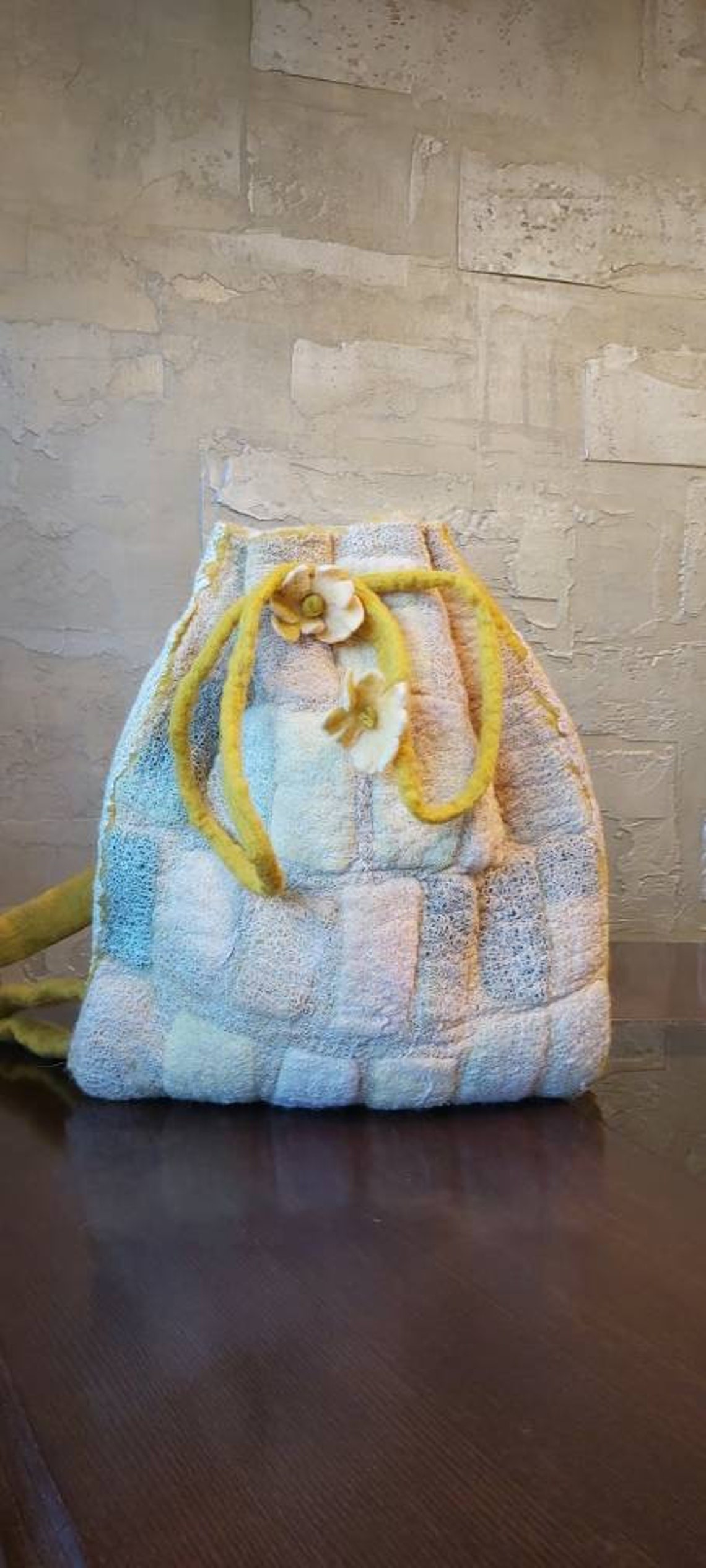 Handmade Felt Backpack / Felted Bag / Women's Backpack/ - Etsy