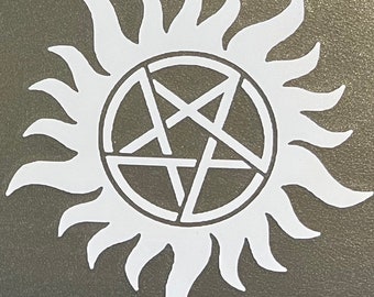 Supernatural Sam and Dean Decal Supernatural Vinyl Decals - Etsy