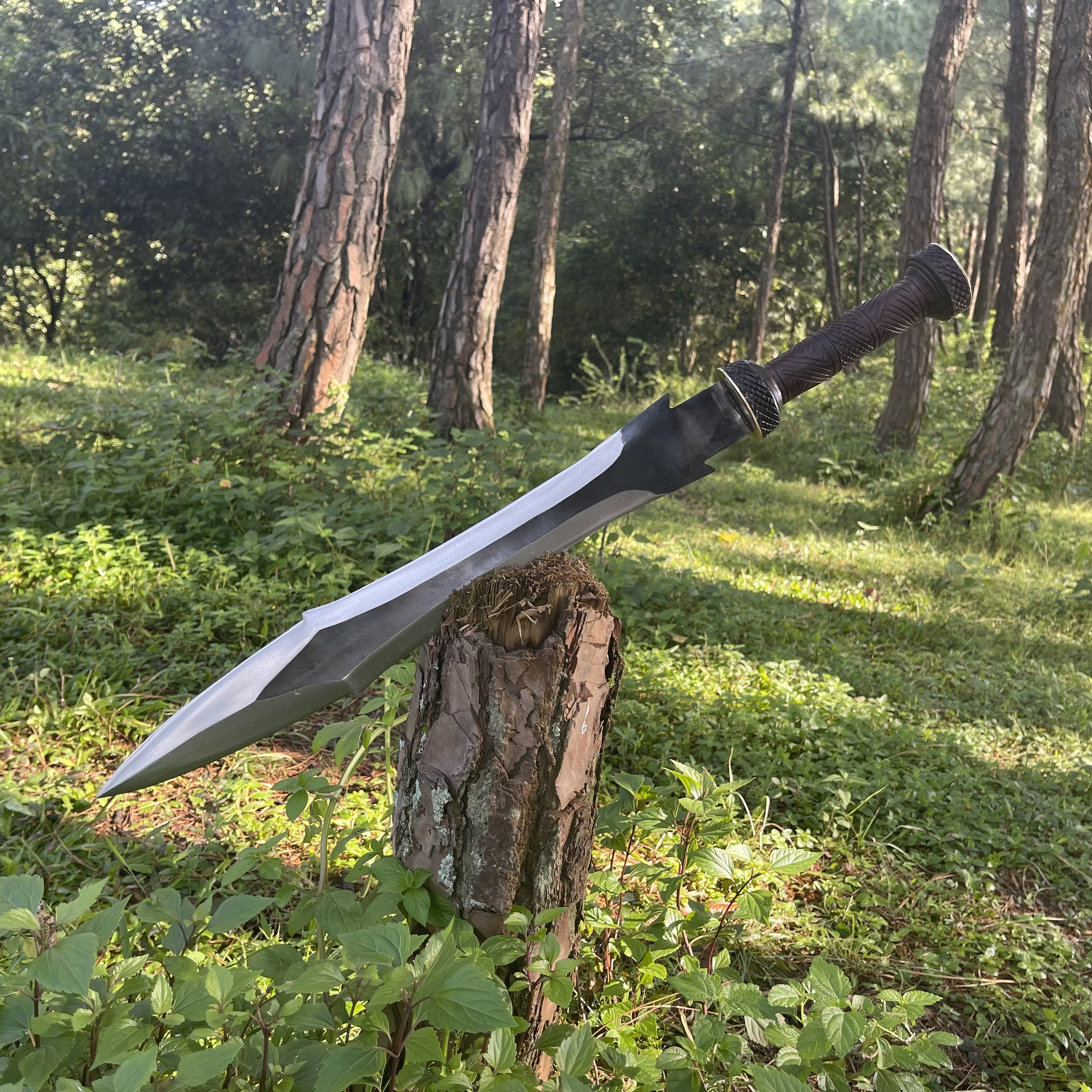 Leather Wrapped Handle Sword
