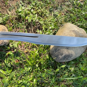 Ancient Machete Knife With Teeth Spine 23 Balance Oil Tempered Full ...