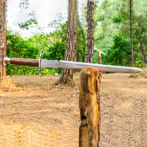 Aesthetic Medieval Viking Sword With Scabbard, 24-inch 5160 Steel ...