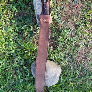 Ancient Machete Knife With Teeth Spine 23 Balance Oil Tempered Full ...
