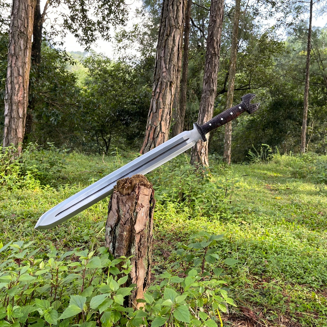 Ancient Roman Spatha Sword Handmade Knife, 5160 High Graded Carbon ...