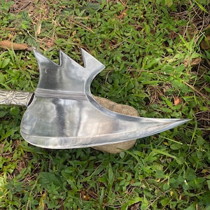 Short Halberd Style Axe Historical Medieval Axe Functional & Sharp War ...