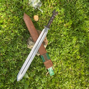 Ancient Roman Spatha Sword Handmade Knife, 5160 High Graded Carbon ...