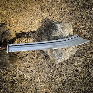 Handmade Primitive Machette With Sheath, 22 Inch Full Tang Hunting ...