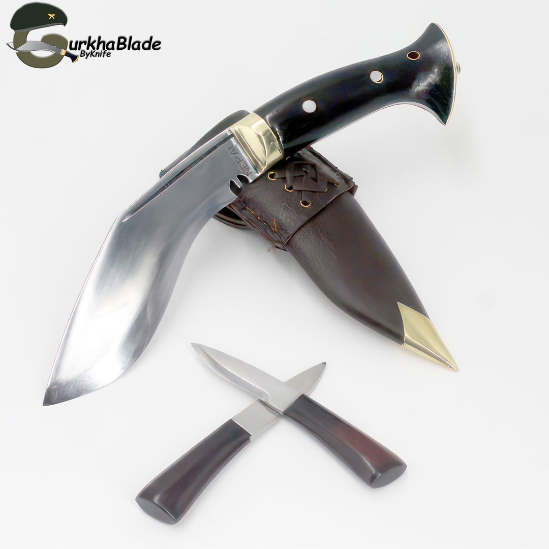 Small Panawal Kukri, World War 2 Knife, Full Tang Gurkha Kukri Knife, 6 ...