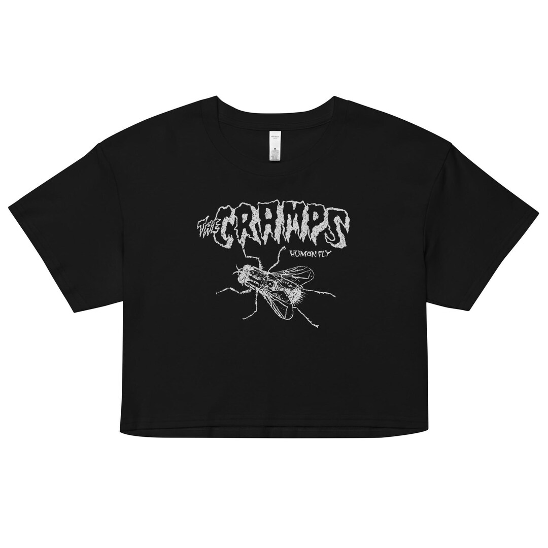 The Cramps Crop Top Rock N Roll 1980's Vintage Style Retro T-shirt - Etsy