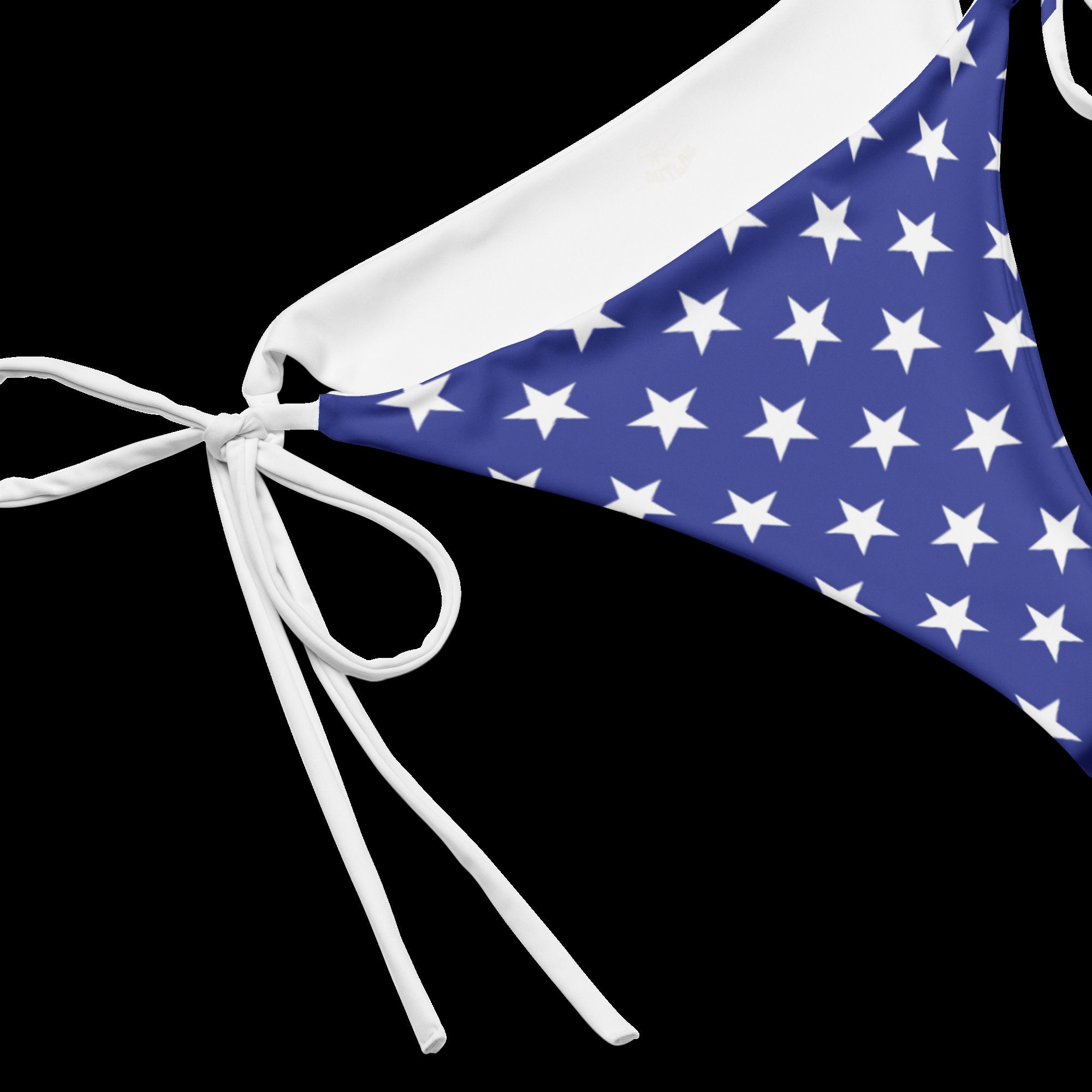 Merica Bikini Bottom USA Flag Bikini US Pattern Swimsuit Made in USA Stars Bikini Red White and ...