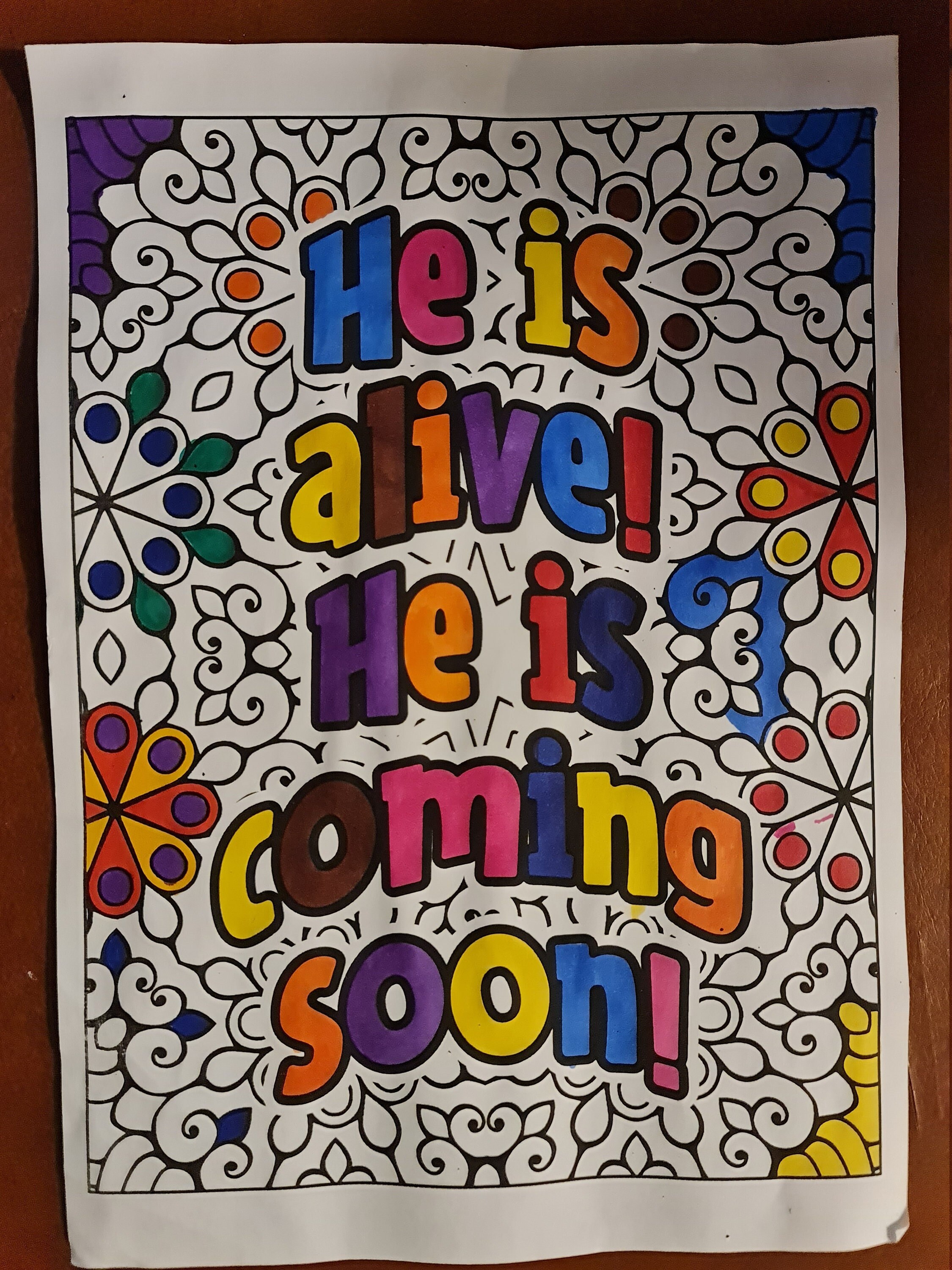 5 Printable Coloring Pages - Digital Download - Coloring Book Pages ...