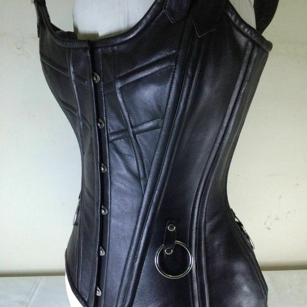 Leather Bustier - Etsy