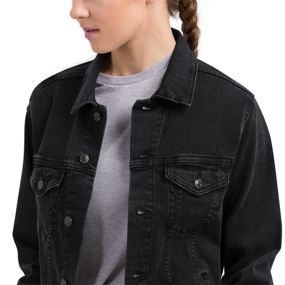 Taylor Swift Embroidered Denim Jacket, Tortured Poets Department, TTPD ...