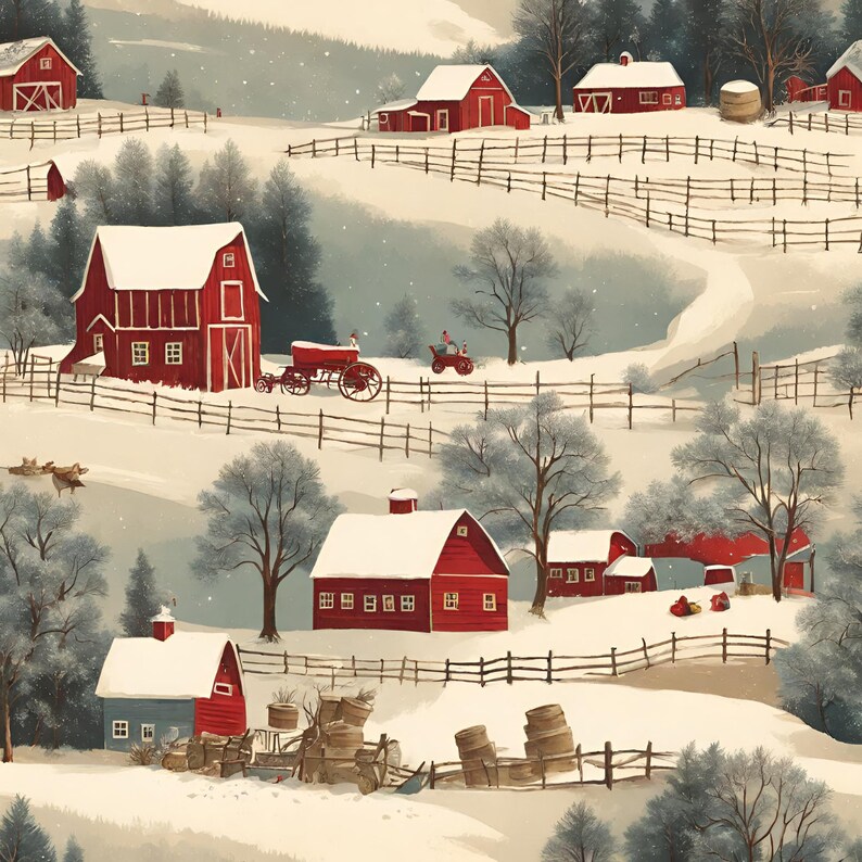 Fourteen Vintage Christmas Prints Digital Download - Etsy