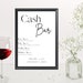 EDITABLE Cash Bar Menu Template for Printing- Instant Download ...