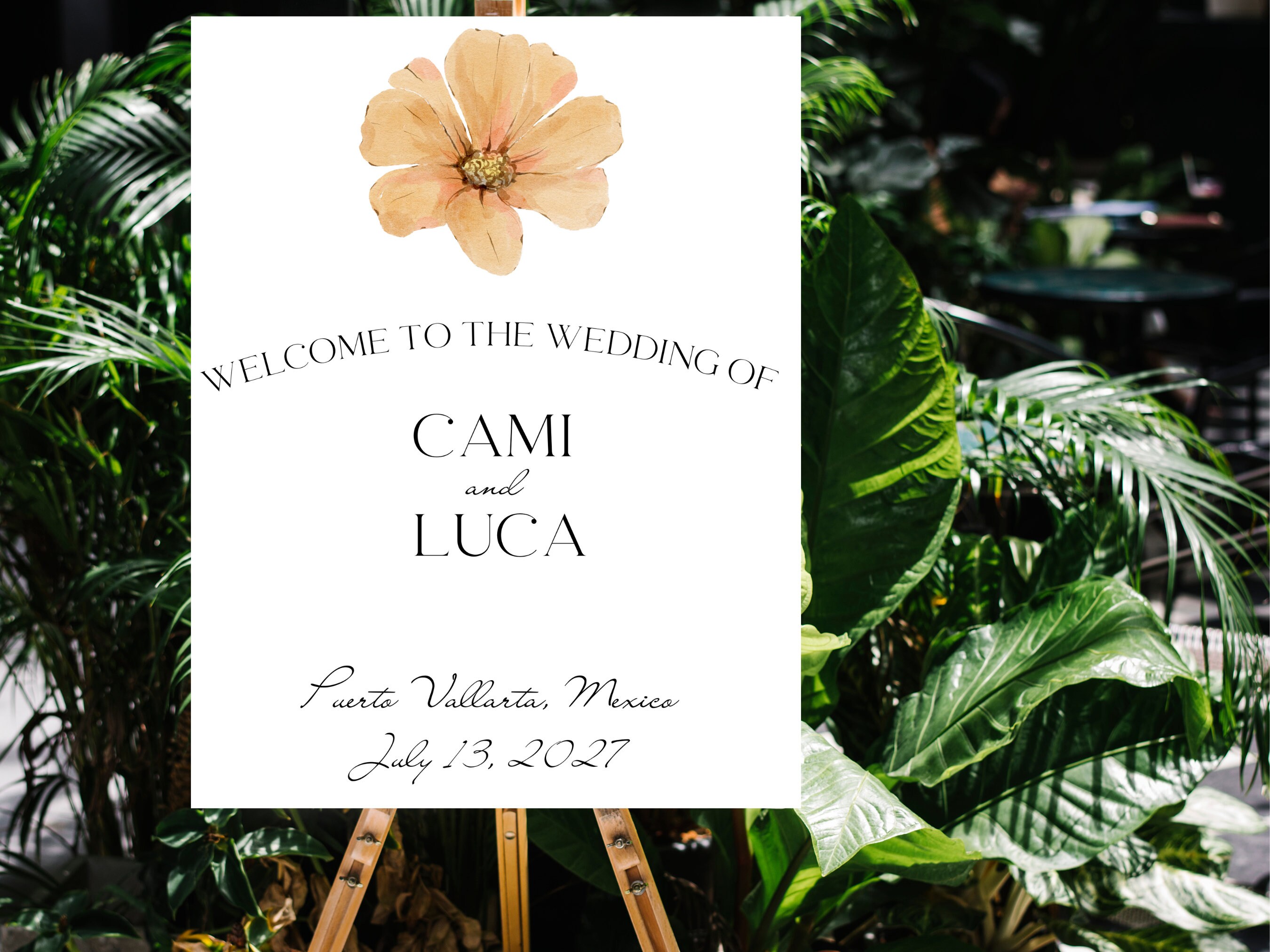 Custom Printable Easel Sign, Wedding Sign, Baby Shower Sign, 100% ...