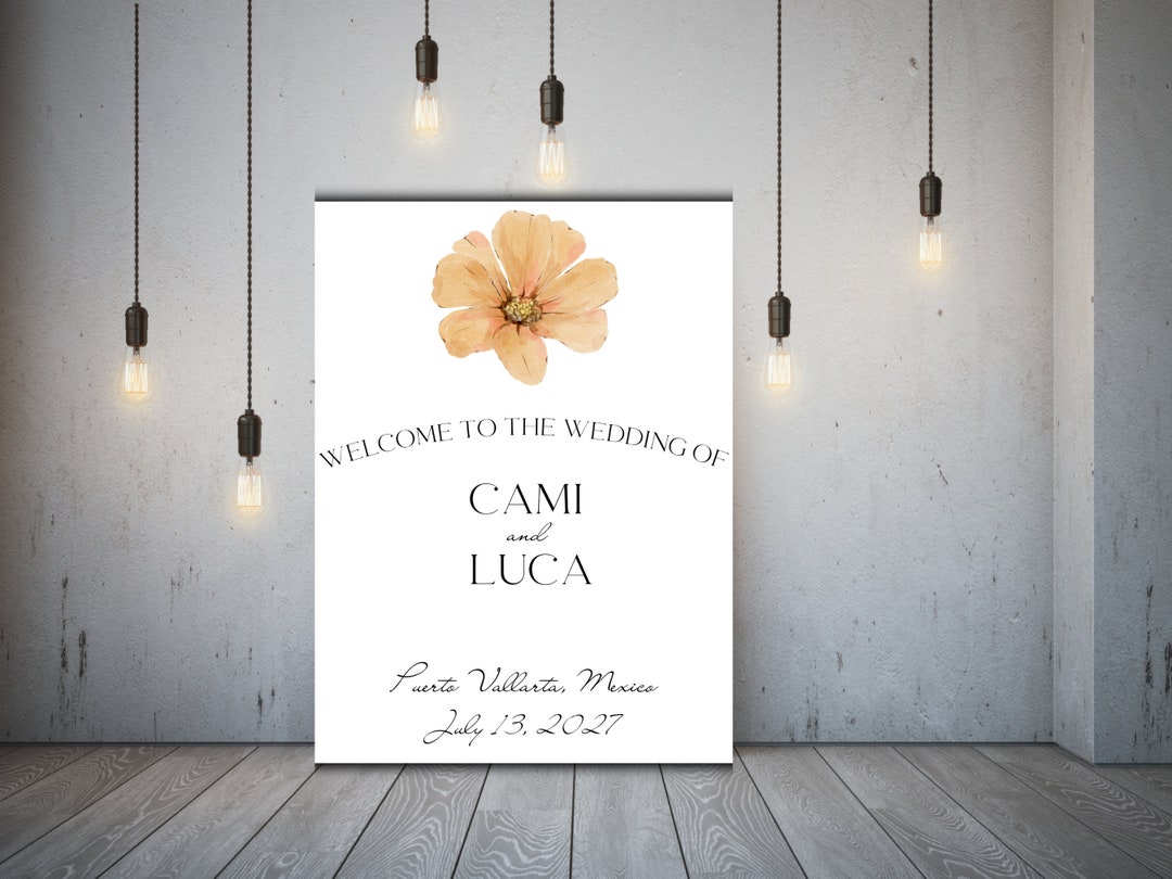 Custom Printable Easel Sign, Wedding Sign, Baby Shower Sign, 100% ...