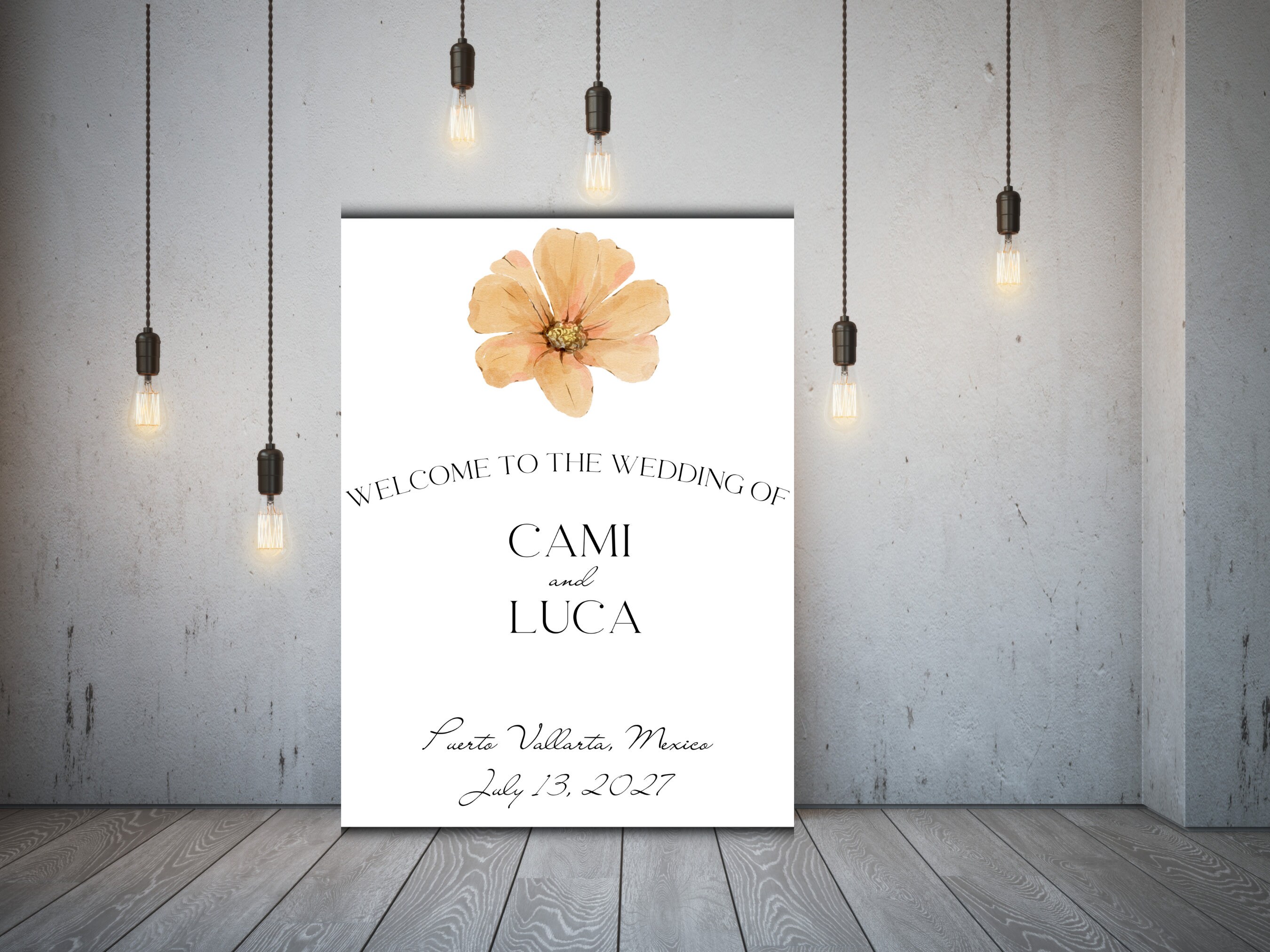 Custom Printable Easel Sign, Wedding Sign, Baby Shower Sign, 100% ...