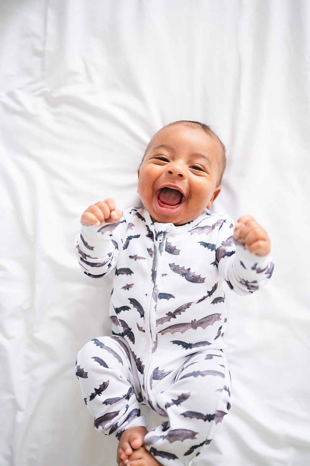 Organic Baby Toddler Pajamas in Busy Bats Fall Halloween Pajamas Two ...