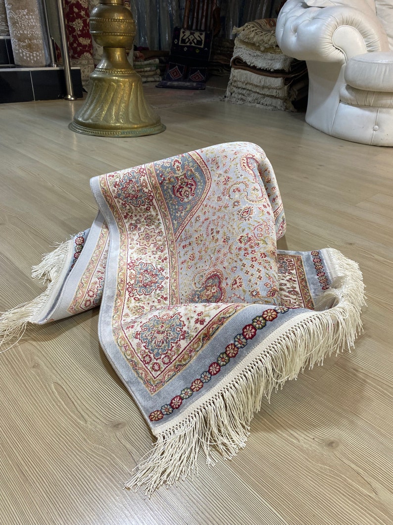 Prayer Rug, Prayer Mat, Sajjada Rug, Lux Prayer Mat, A Unique Islamic ...