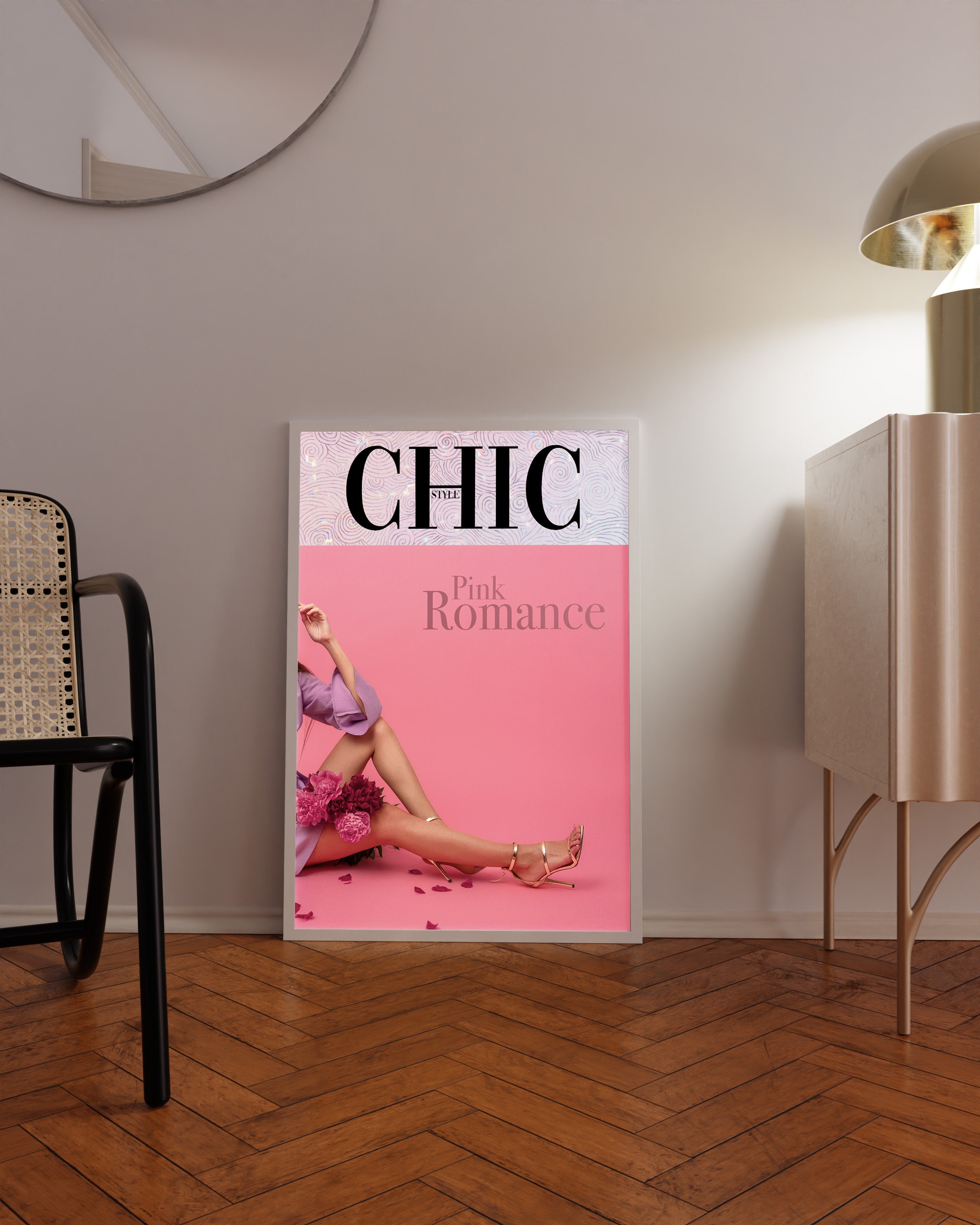 Pink Cover Poster Vogue Poster Magazine Cover Pink Wall - Etsy