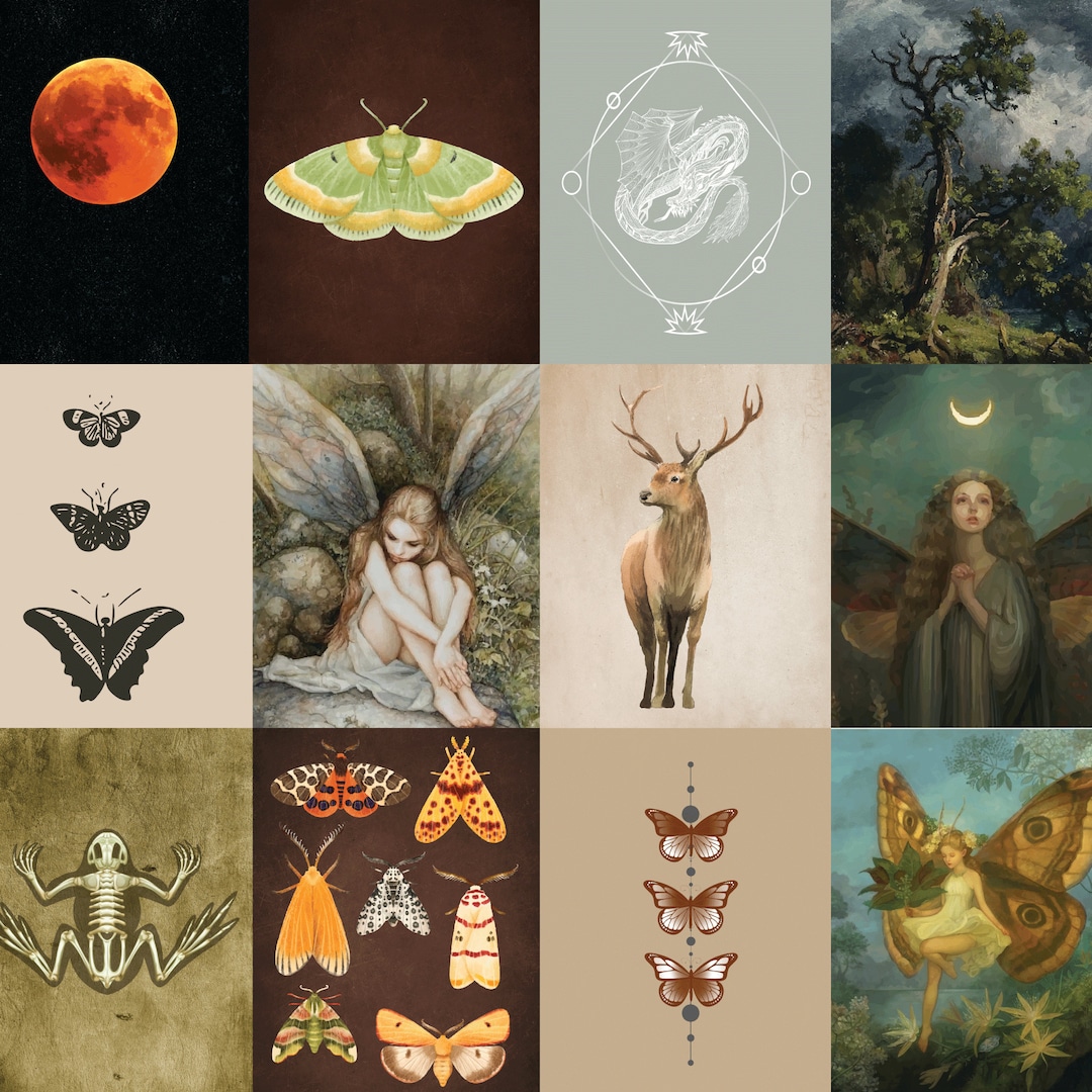 Cottagecore, Cottagecore Print, 15PCS, Cottagecore Collage Kit, Vintage ...