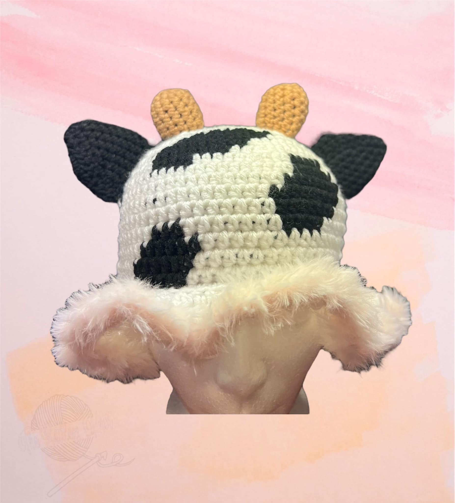 Cow Print Bucket Hat - Etsy
