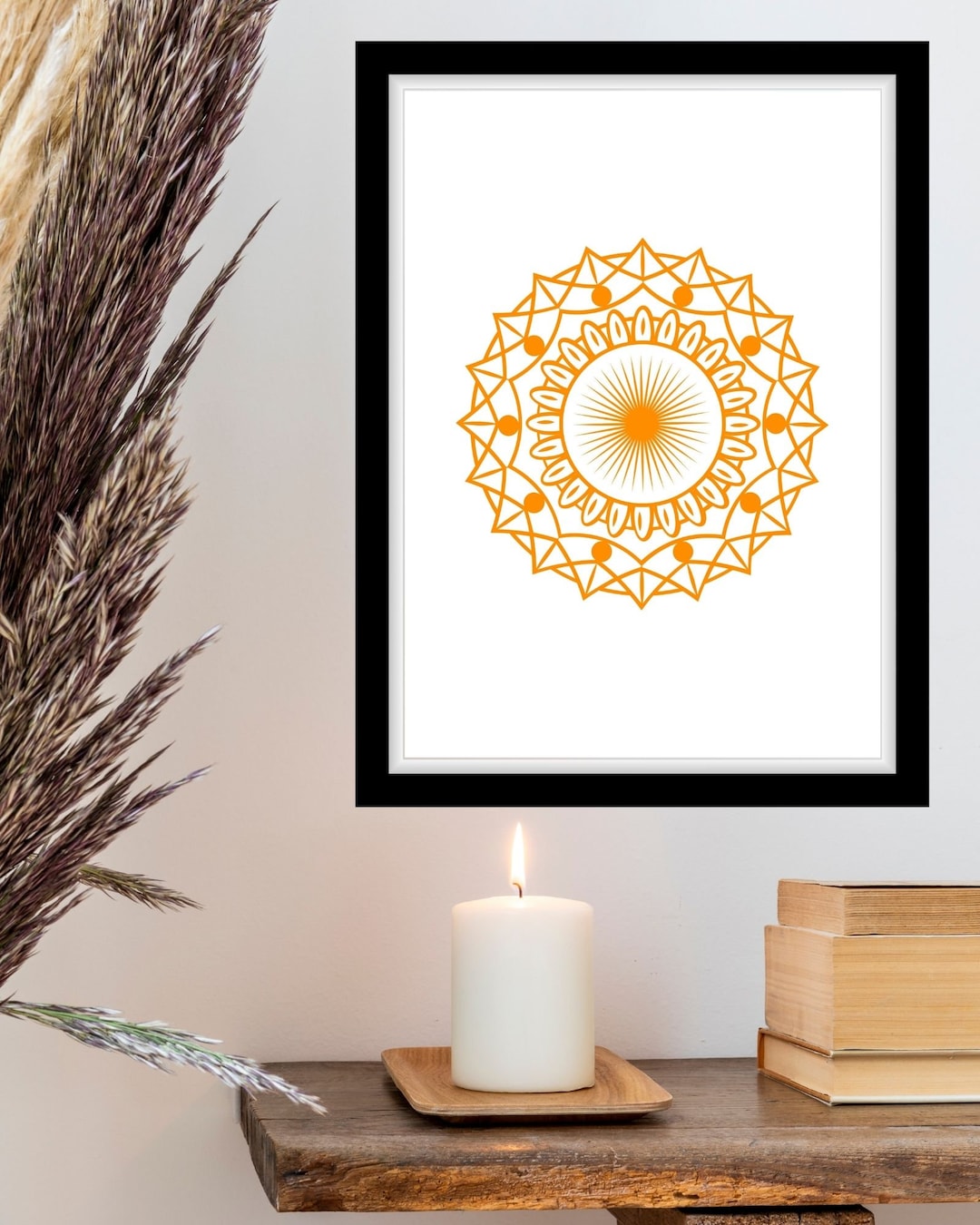 Mandala Art Print: Spiritual Yoga Studio Decor (digital Download) - Etsy
