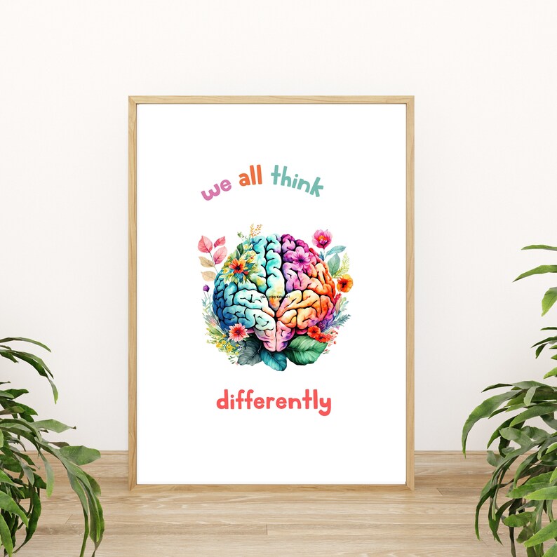 Neurodiversity Poster, Diversity Poster, Disability Awareness, We All ...
