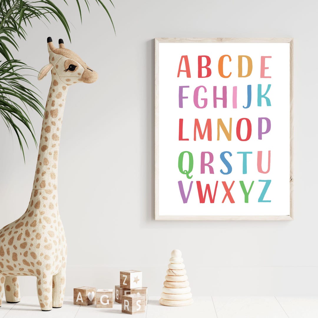 Uppercase Alphabet Poster - Homeschool Printable, Classroom Decor ...