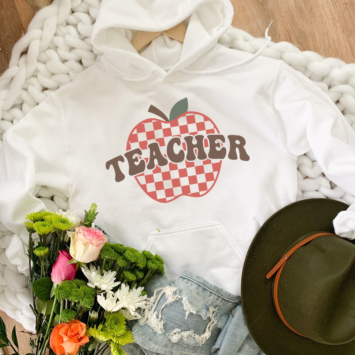 Retro Teacher Sweatshirt, Retro Teacher Sweatshirts, Teacher Sweatshirt ...