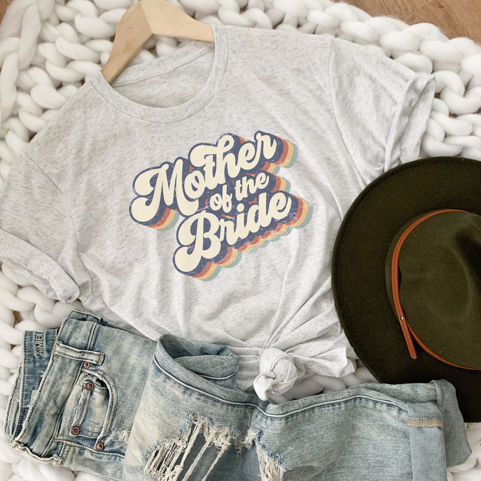 Retro Mother of the Bride Shirt, Mother of the Bride T-shirt, Bridal ...