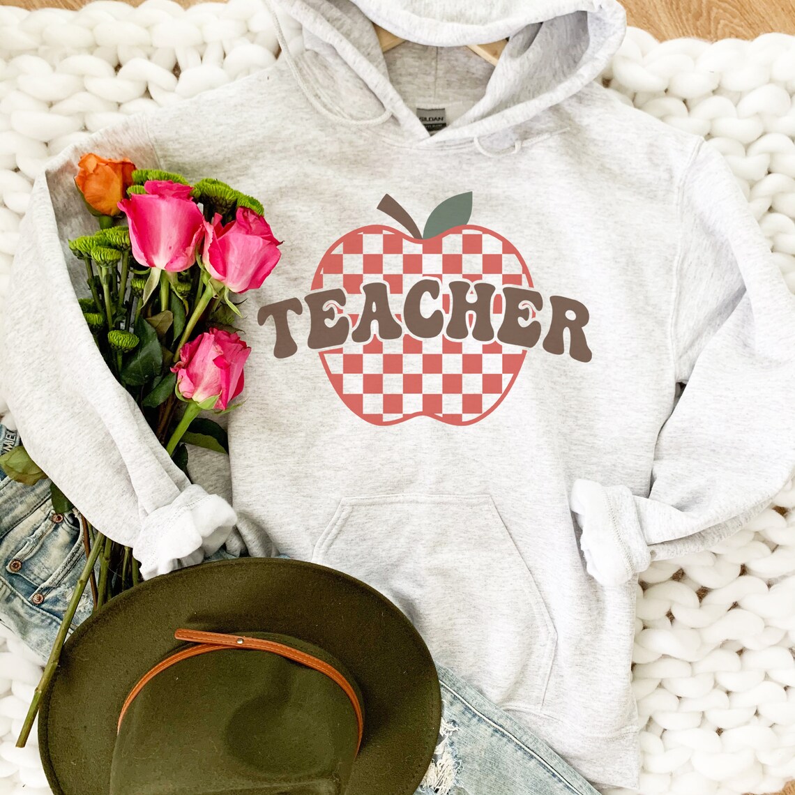 Retro Teacher Sweatshirt, Retro Teacher Sweatshirts, Teacher Sweatshirt ...