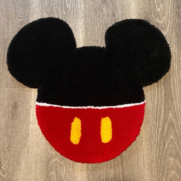 Mickey Mouse Rug - Etsy