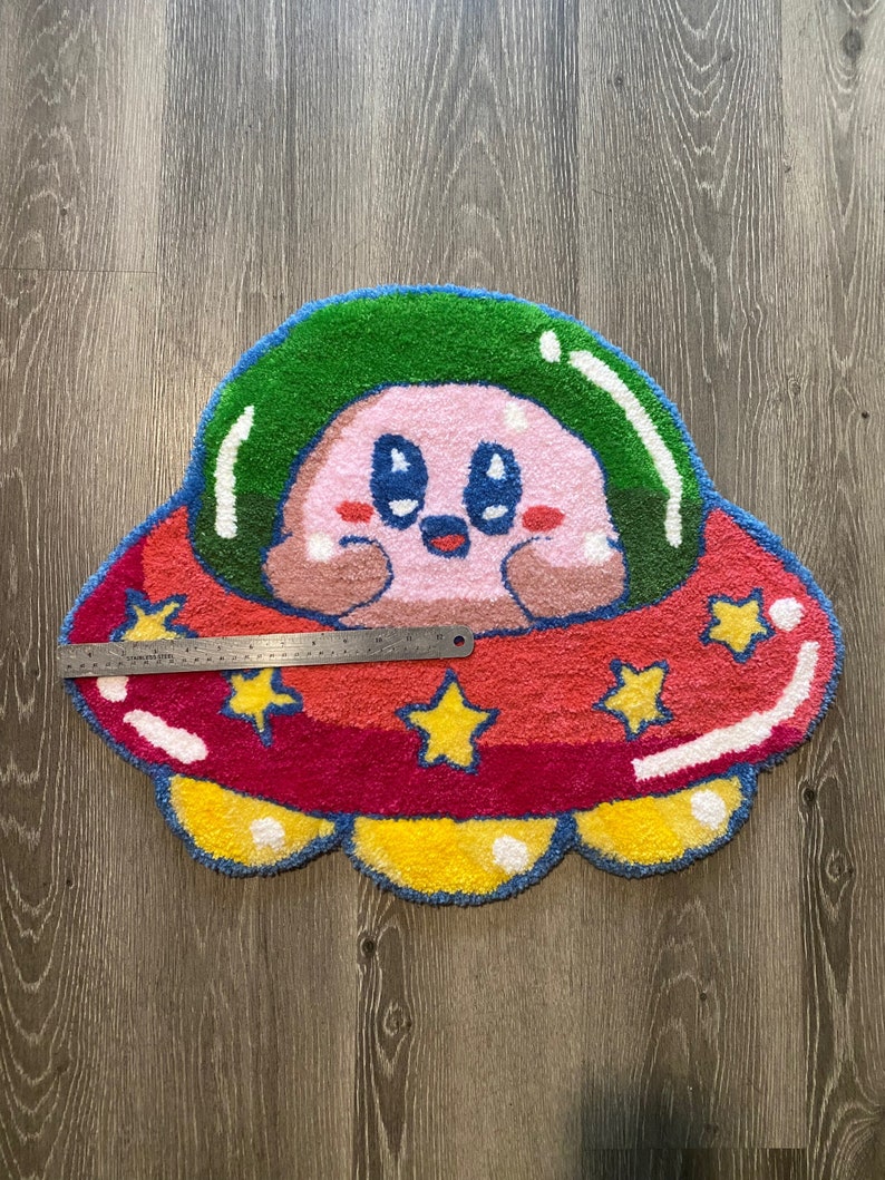 Custom Nintendo Kirby UFO Tufted Rug / Carpet - Etsy