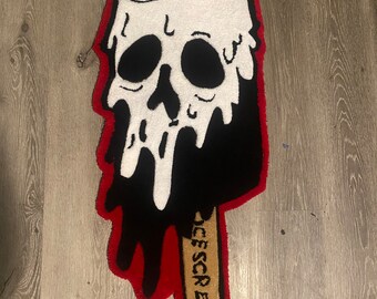 Ghost Face Rug - Etsy