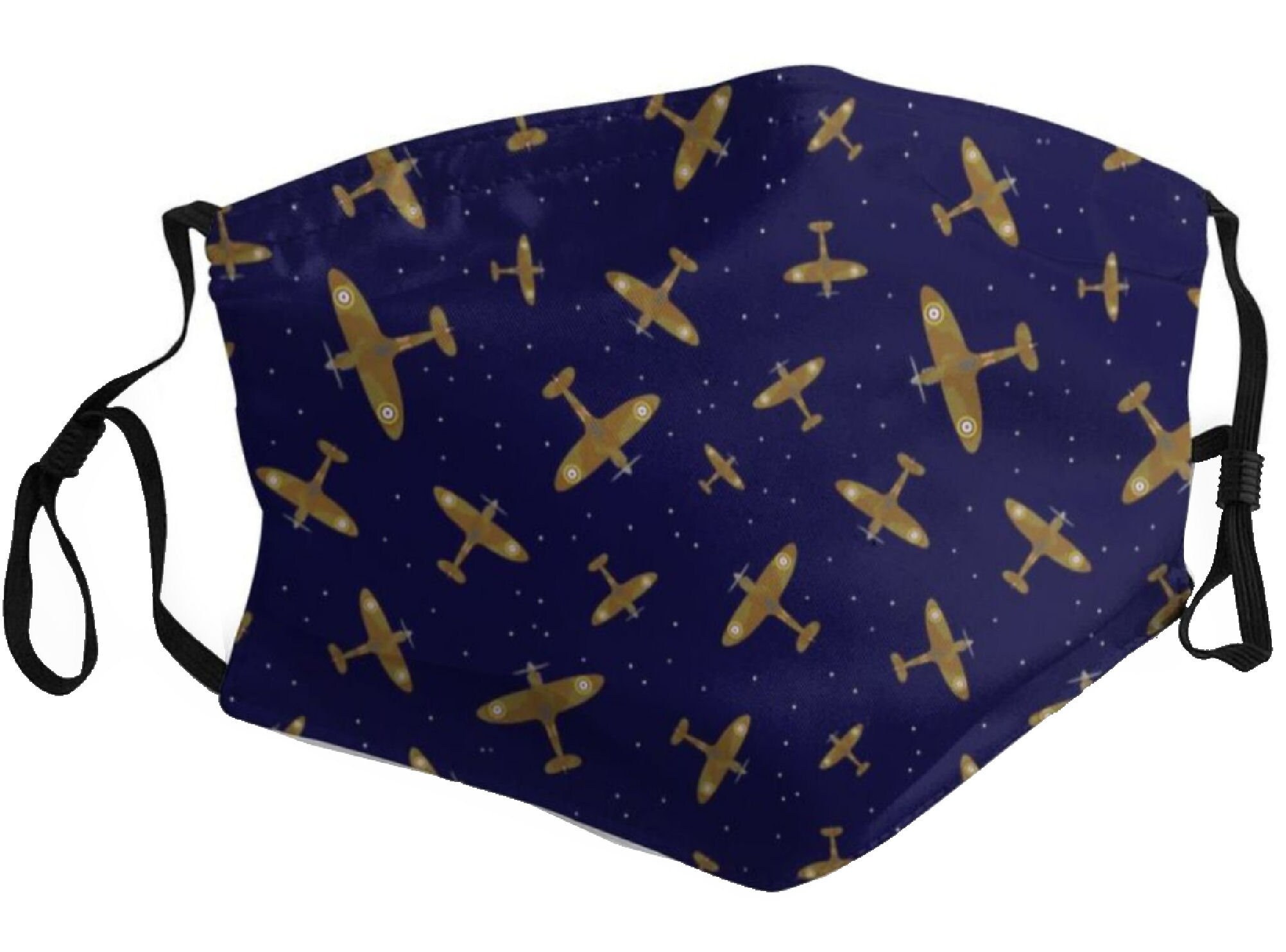 Spitfire Face Mask Cockpit Controls Adult Adjustable Nose Wire - Etsy