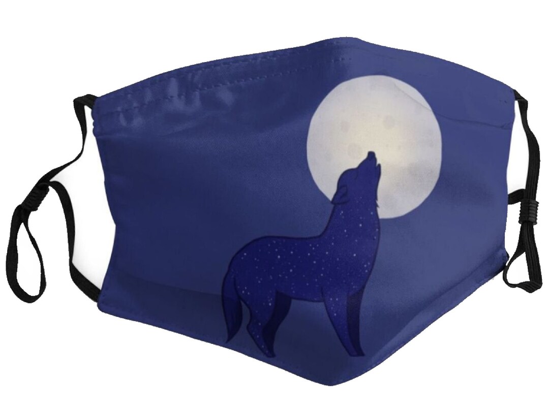 Wolf Face Mask Viking Fenrir Werewolf Adult Adjustable Nose Wire ...