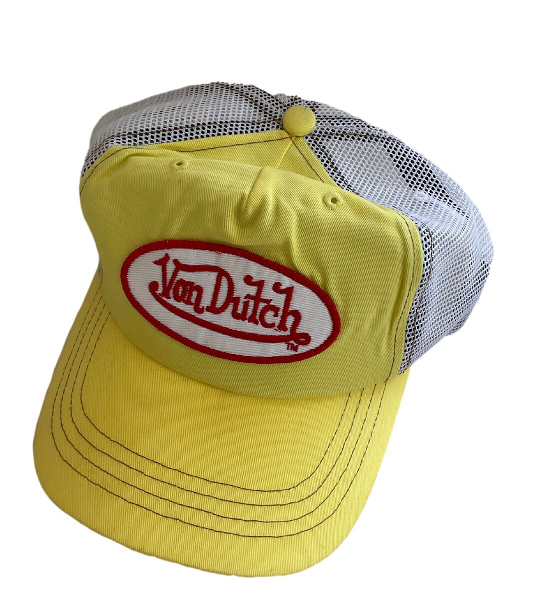 Von Dutch Vintage Cap New Yellow Grey - Etsy
