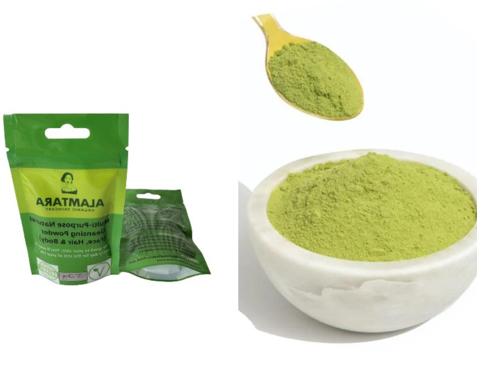 Qasil Powder Natural Multi-purpose Hair Shampoo Spot Treatment Hair ...