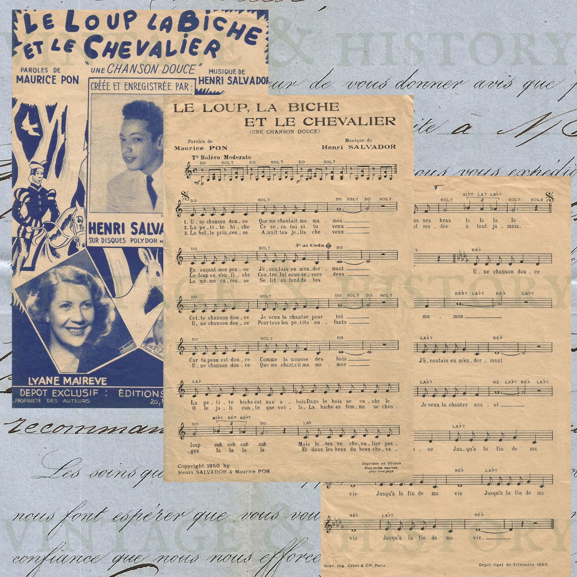 Assorted French Vintage Ephemera {bundle 5}, 46 Pieces, Printable Paper ...