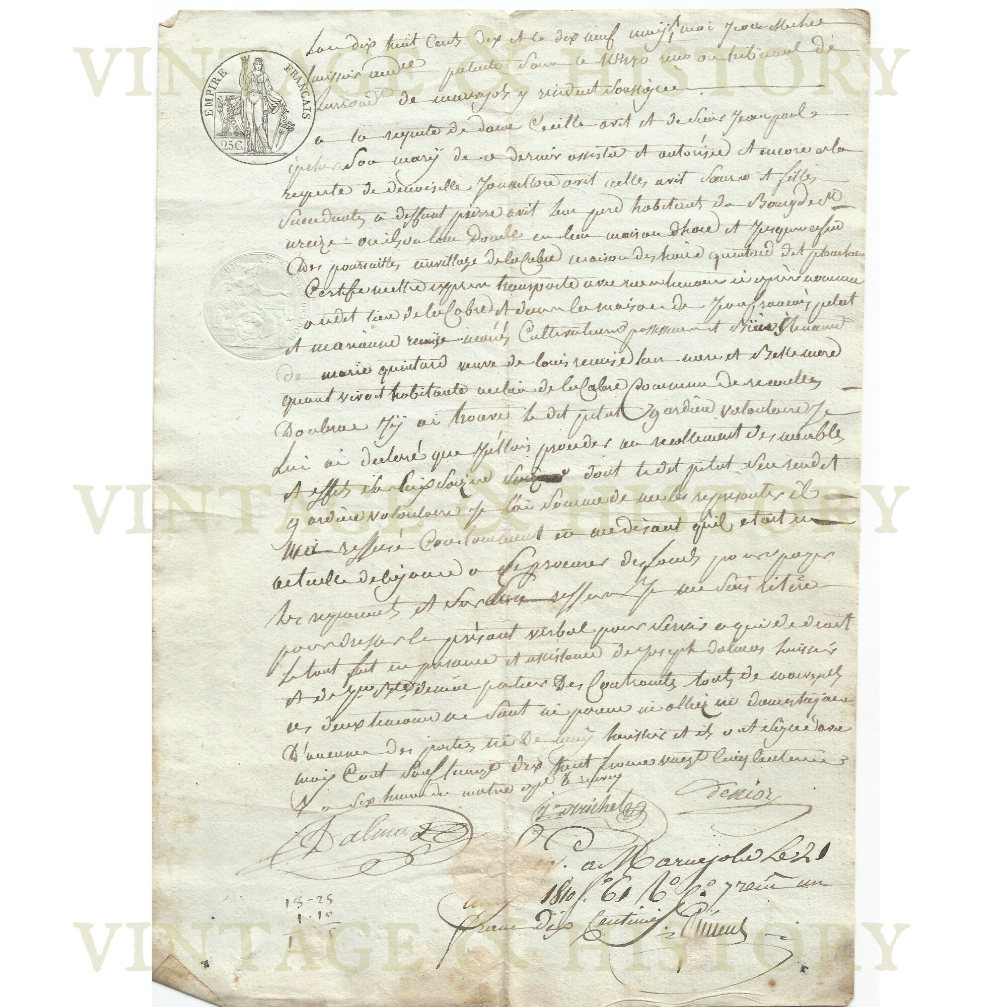 16 Page Bundle {5}, 1800s French Paper, Handwritten, Calligraphy ...