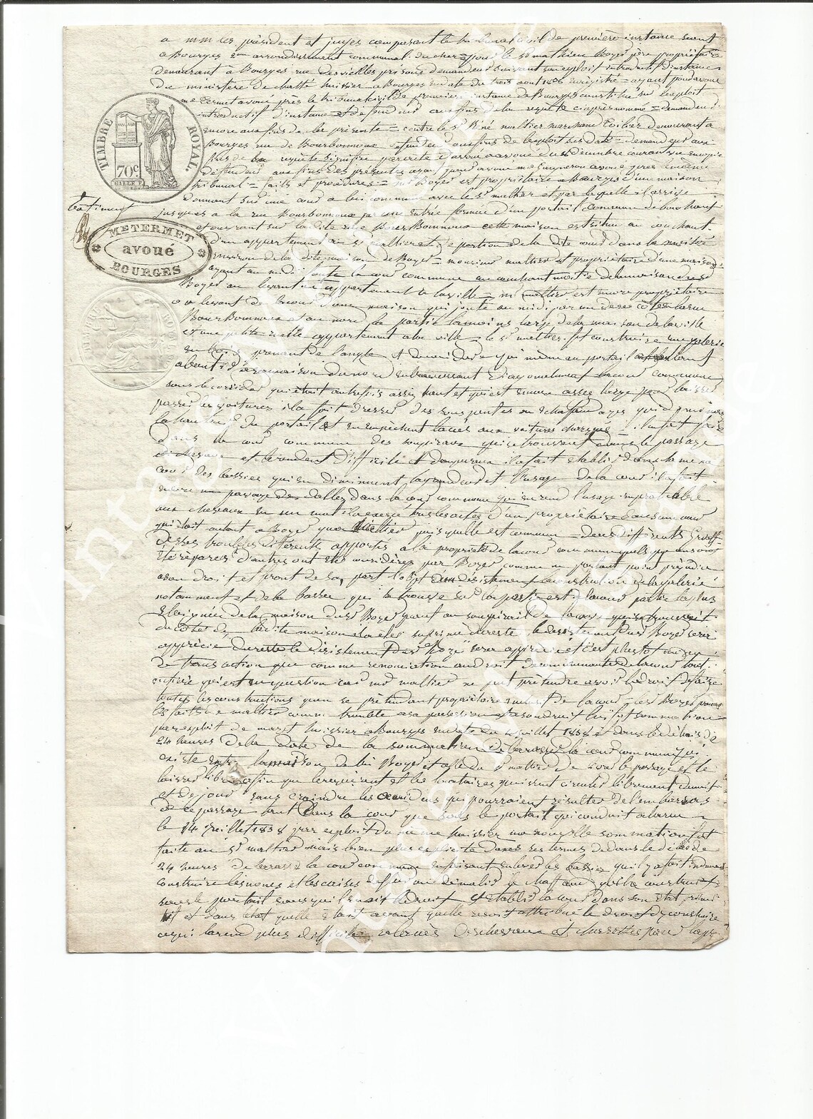 1839 French Paper, Printable, Vintage, Ephemera, Digital, Journals - Etsy