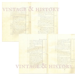 1916 Marriage Contract With Blue Frame, Old French Documents, Printable ...