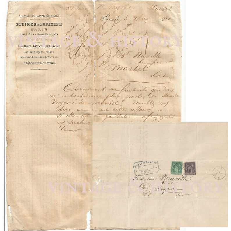 Assorted French Vintage Ephemera {bundle 3}, 31 Pieces, Printable ...