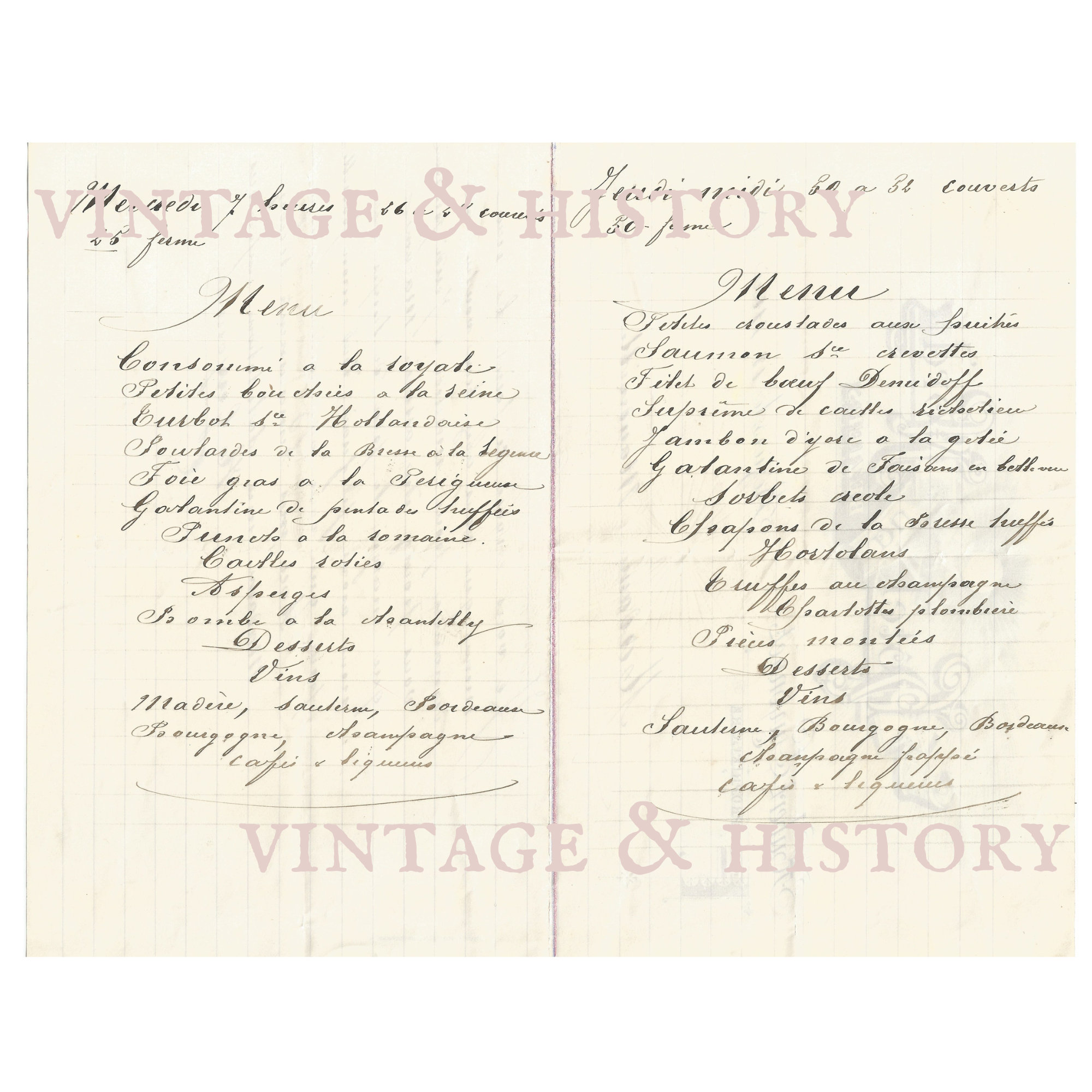 Assorted French Vintage Ephemera {bundle 3}, 31 Pieces, Printable ...