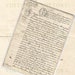 1826 Old French Paper, Printable, Vintage, Ephemera, Scrapbooking, Junk ...